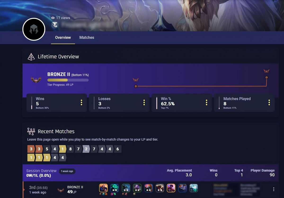 How to inspect your TFT match history