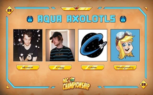 Minecraft Championship (MCC) 29: Second half of competing teams announced