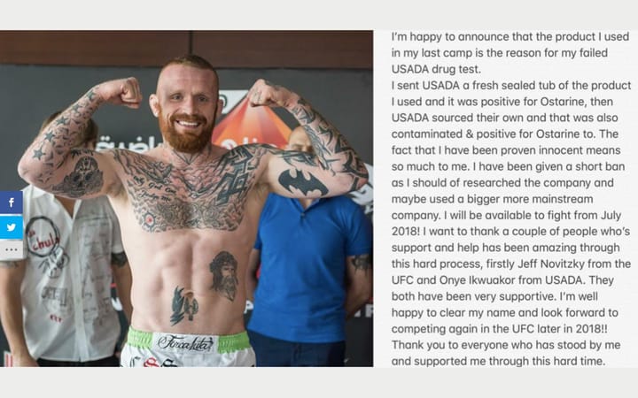 Which UFC fighters have tested positive for Ostarine? All you need to know