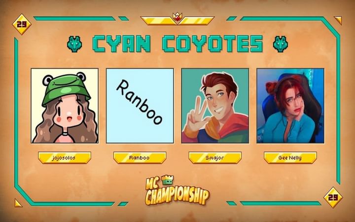 Minecraft Championship (MCC) 29: Second half of competing teams announced