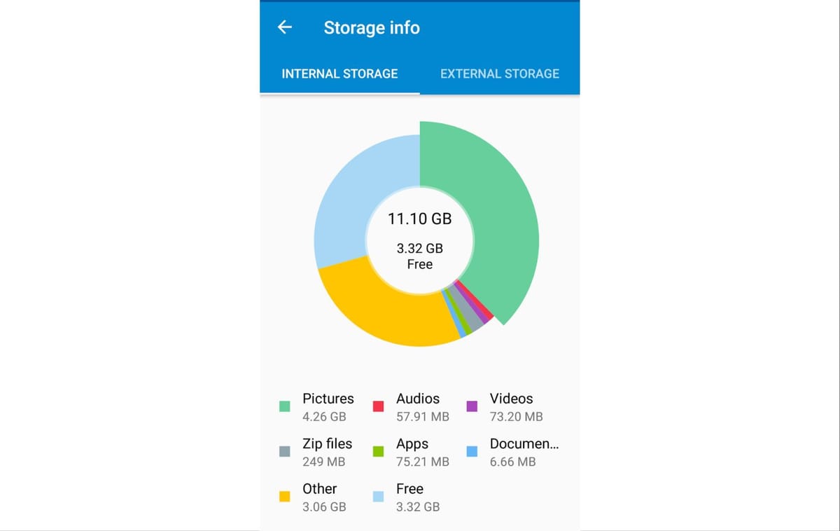 How to use the in-built file explorer in Motorola phones