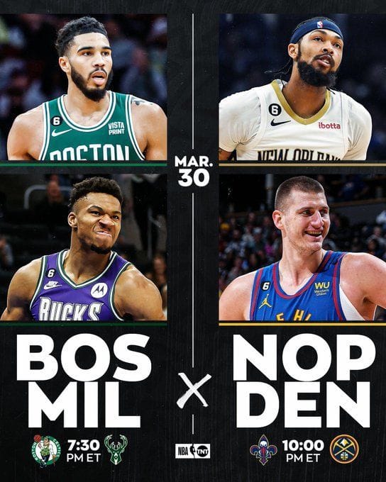 NBA games today on TV (30th March 2023): Which games will be televised ...