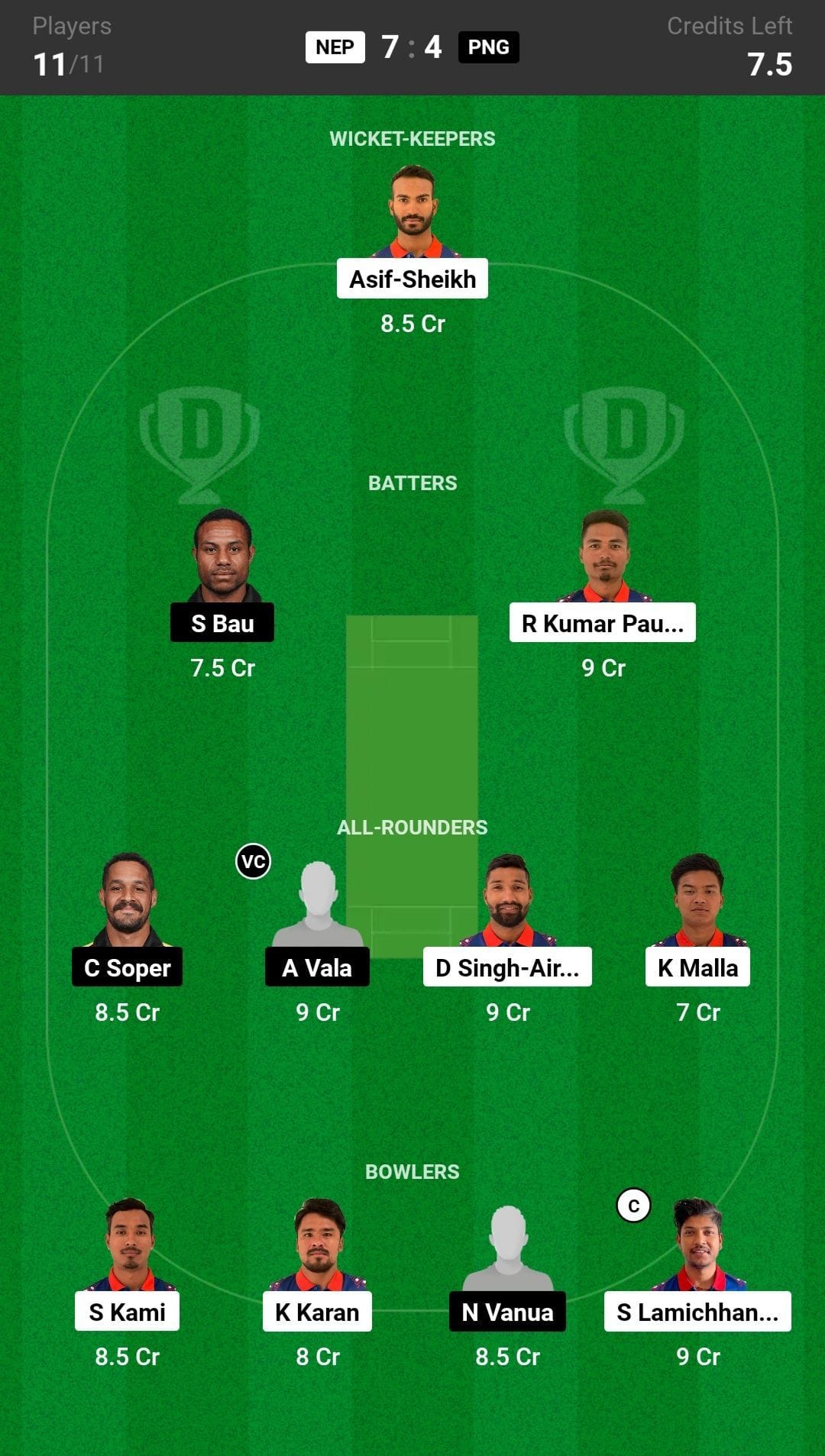 NEP vs PNG Dream11 Prediction: Fantasy Cricket Tips, Today's Playing XI ...
