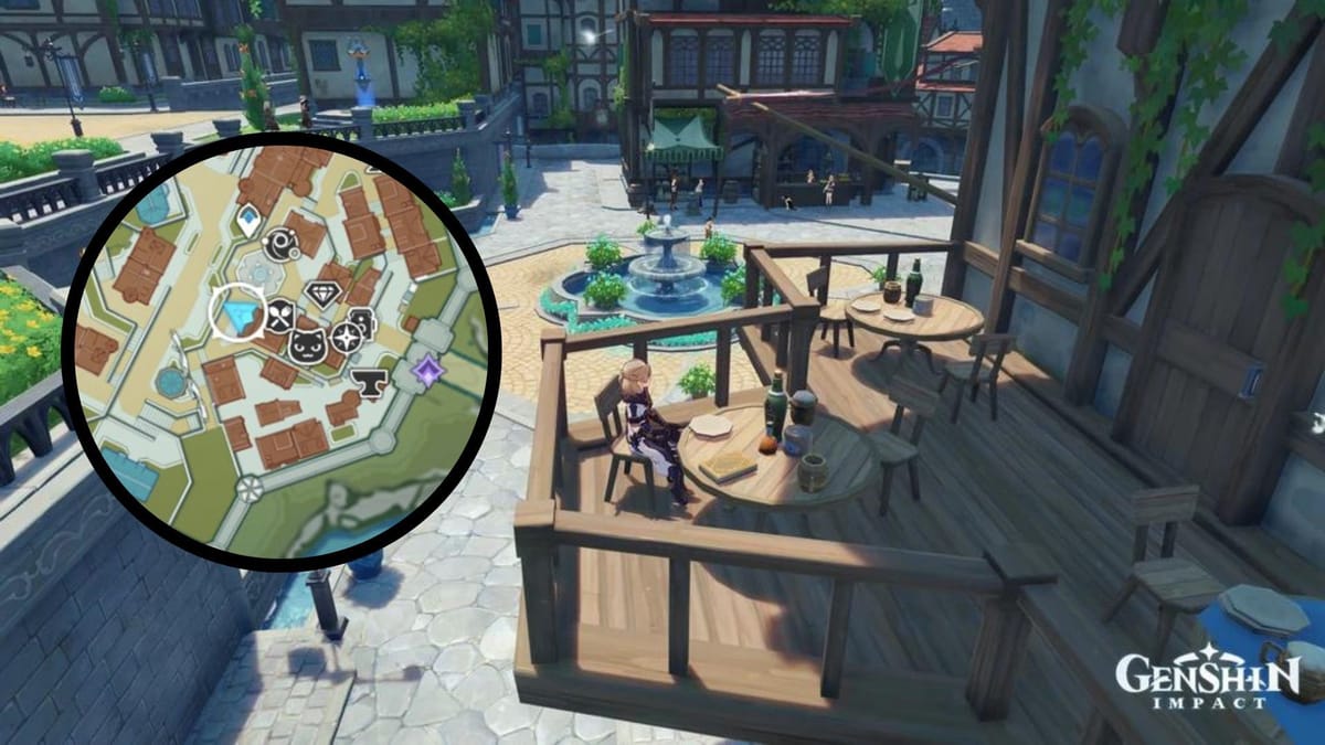 Genshin Impact character locations in Windblume event (Part 3)