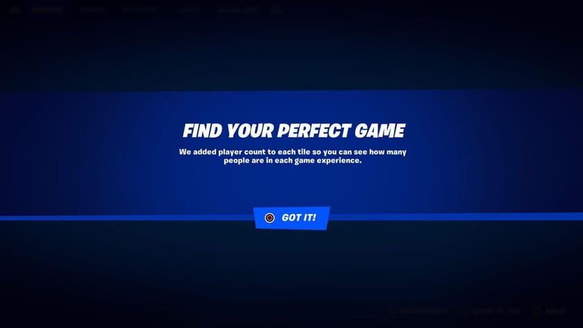 Epic Games adds Fortnite Player Count with the latest update
