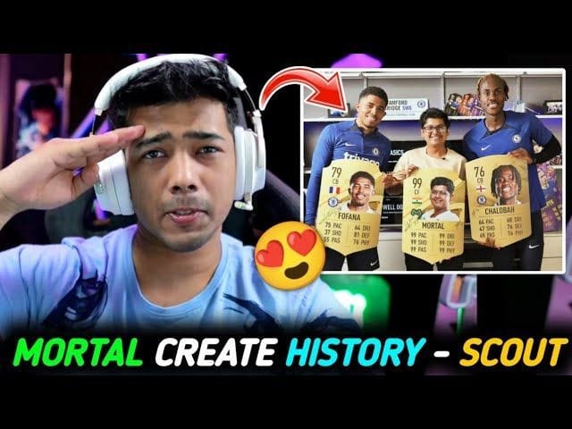 BGMI star MortaL collaborates with Chelsea, Scout reacts on Instagram post