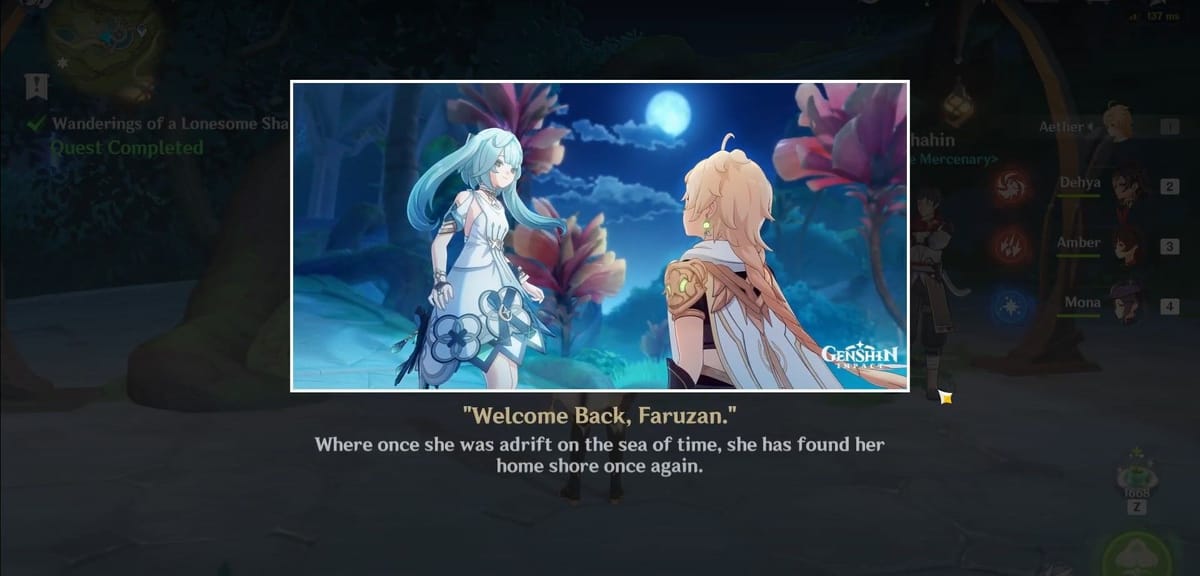 Genshin Impact Faruzan Hangout guide: All endings and dialogue choices