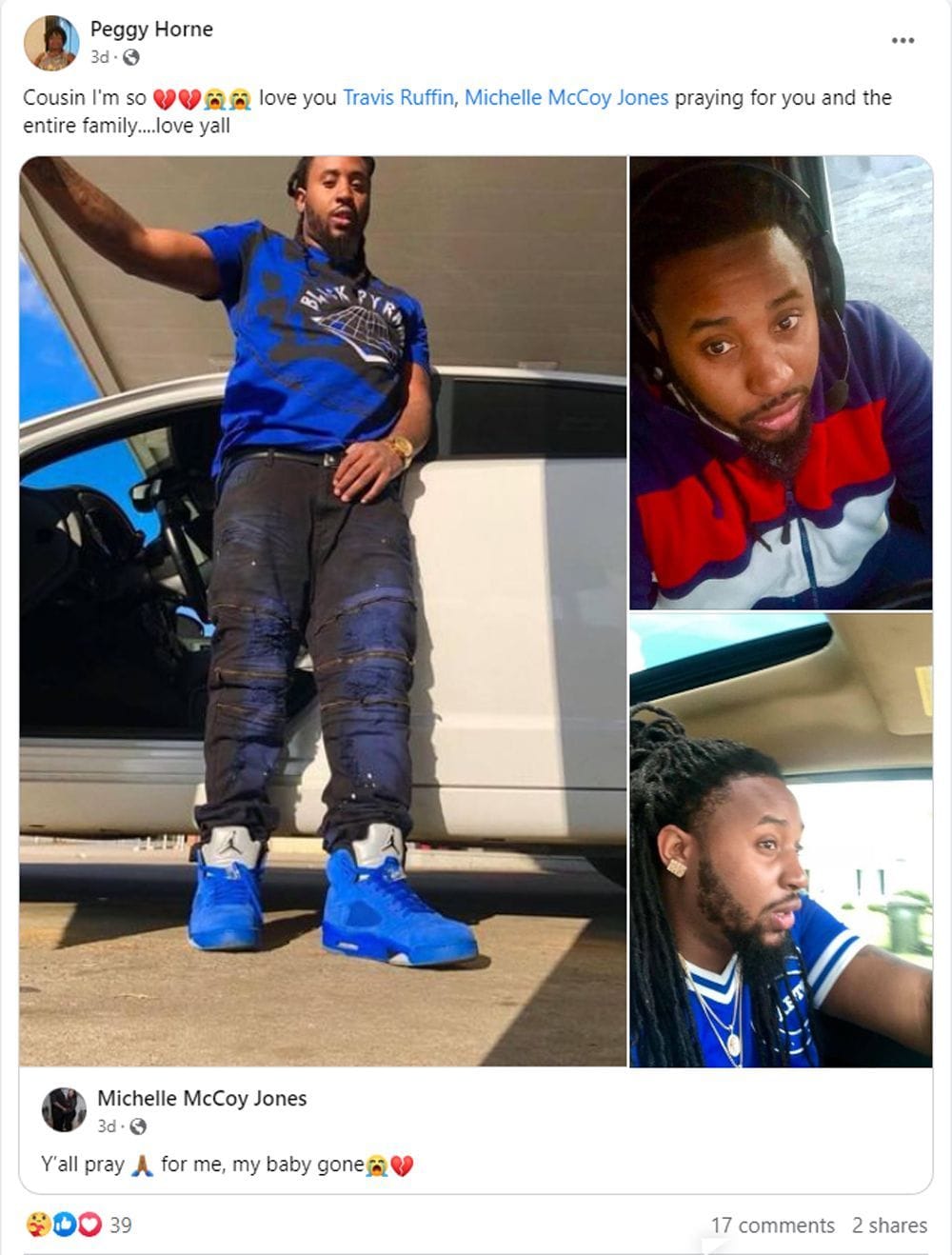 Travis Ruffin car accident: Tributes pour in as North Carolina man ...