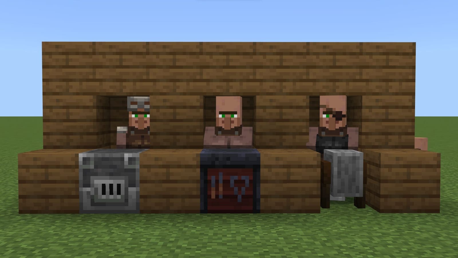 How to get diamond gear by trading in Minecraft Bedrock?