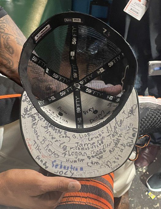 Sergio Romo autographed hat: Why did Sergio Romo wear a special hat in ...