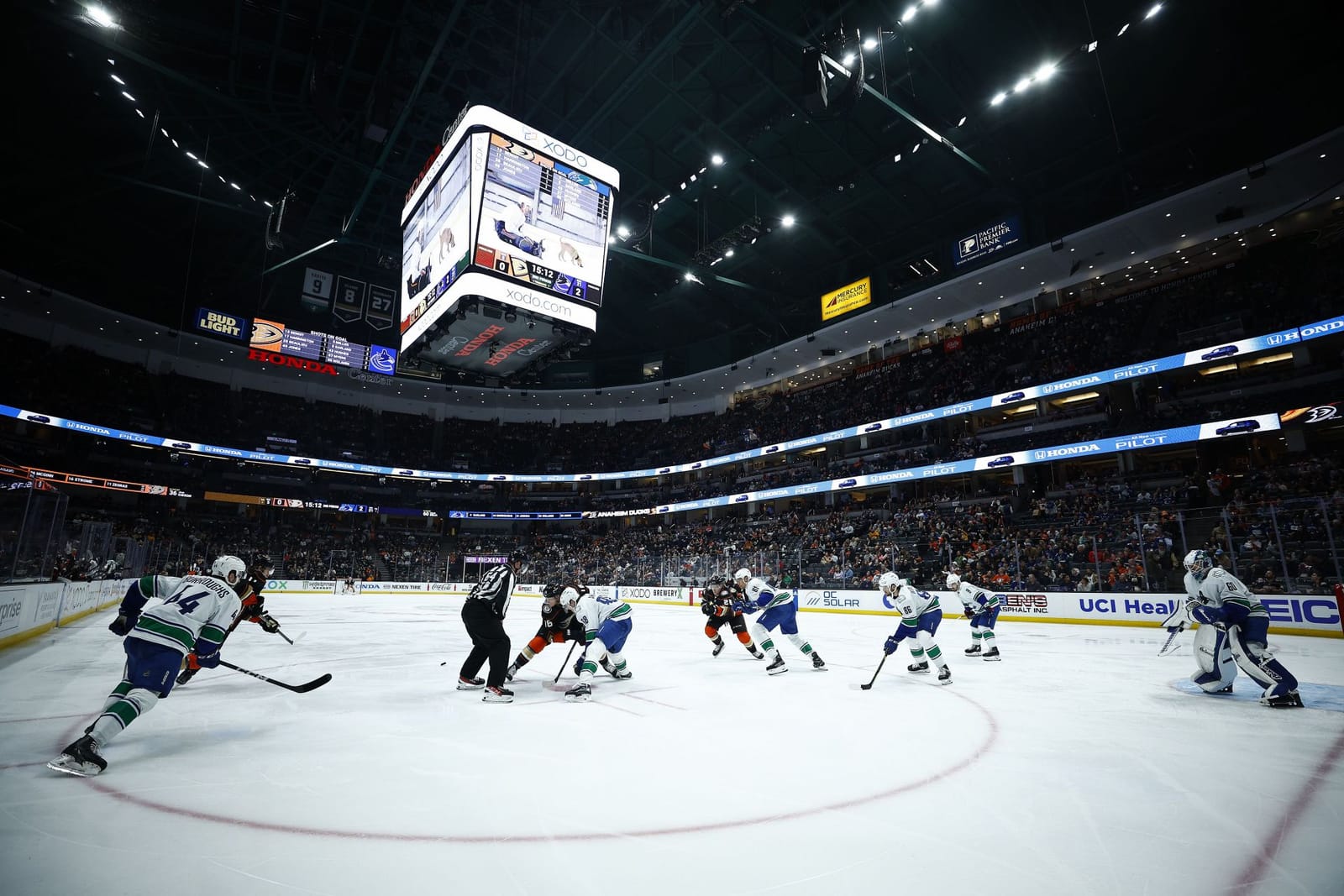 What city has an NHL team that was initially named after a Disney movie?