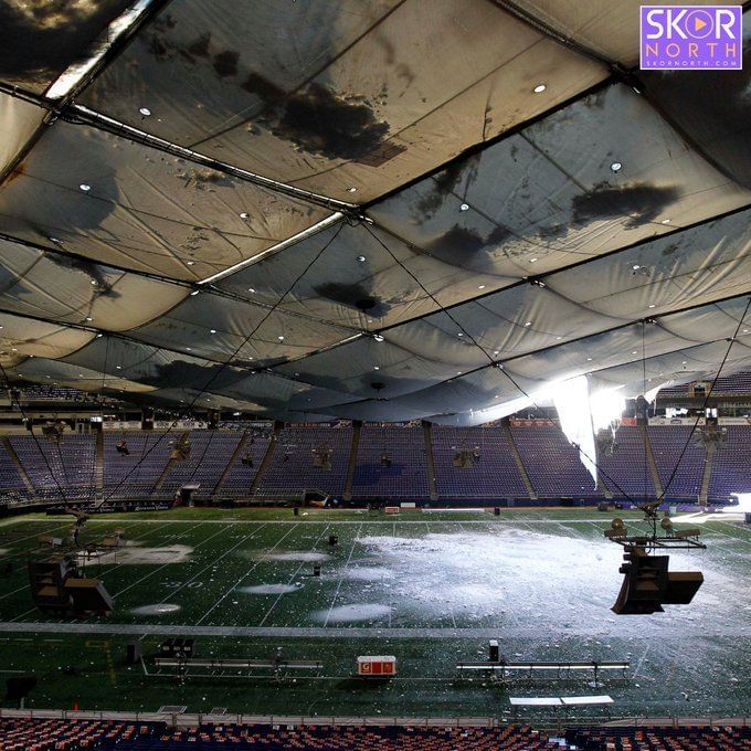How the Metrodome roof collapse got the Minnesota Vikings a new stadium