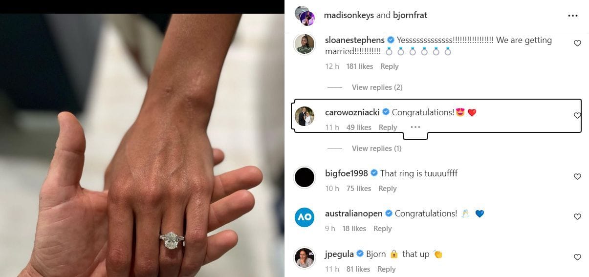 Jessica Pegula, Sloane Stephens and other tennis players congratulate ...