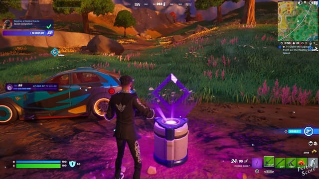 How to recover a Combat Cache in Fortnite