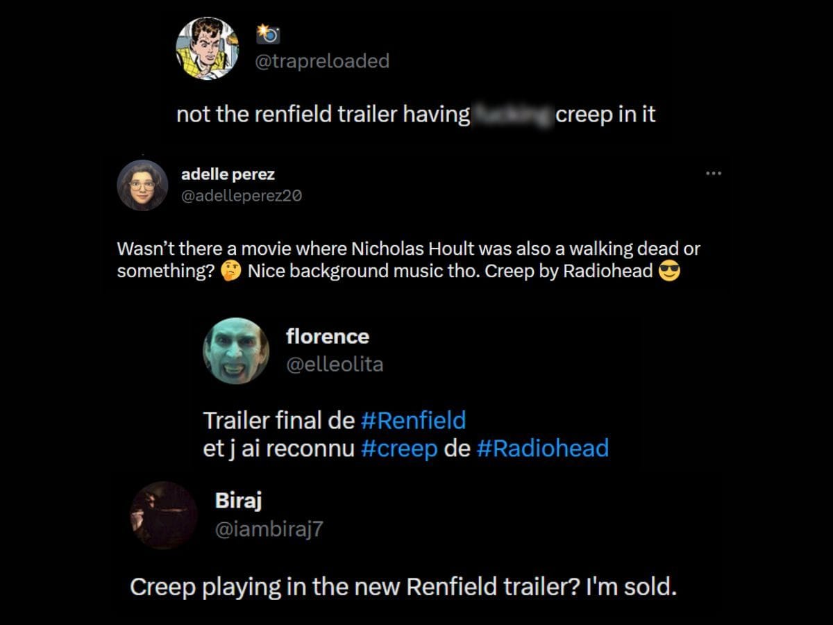Radiohead's Creep in Nicolas Cage's Renfield trailer wins fans' hearts