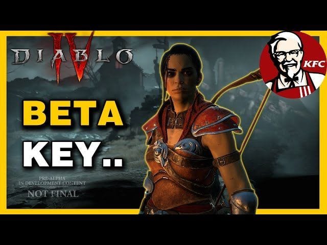 How to easily get yourself a Diablo 4 early access beta key from KFC