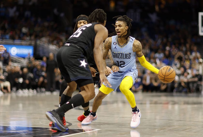 Why does Ja Morant wear a faceguard?