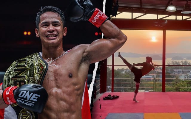 ONE Championship: Superbon gets work done with the ultimate view in ...