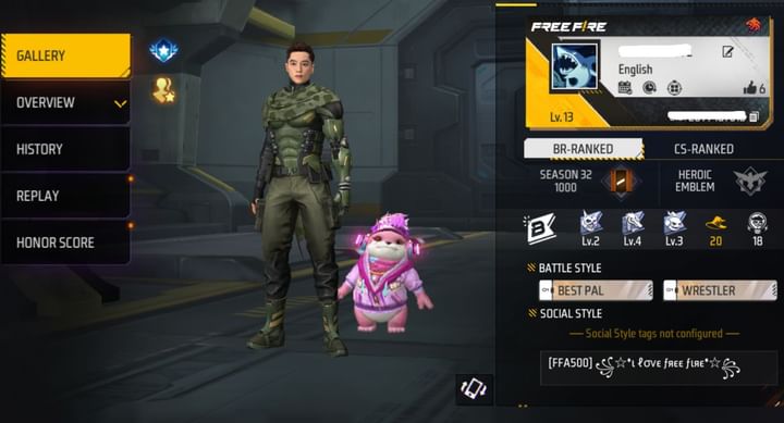 How to change Free Fire signature color in March 2023 (MAX version)