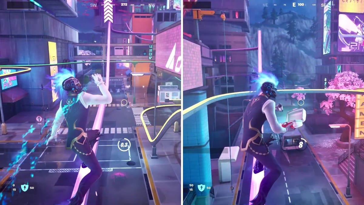 Fortnite: How to restore health & gain shields while on a rail grind