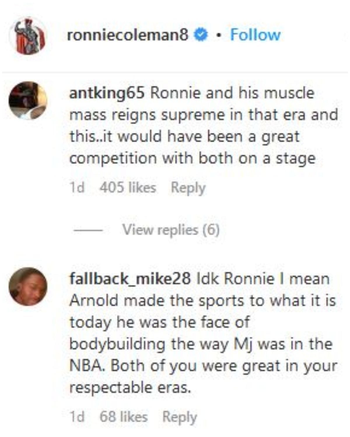 “We were KINGS of different eras” – Ronnie Coleman stuns fans with a special Arnold ...