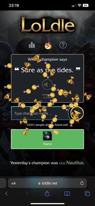 LoLdle: League of Legends LoLdle #237: Answers for Wednesday, March 1