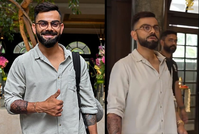 [Watch] Virat Kohli sports new tattoo as he joins RCB for IPL 2023