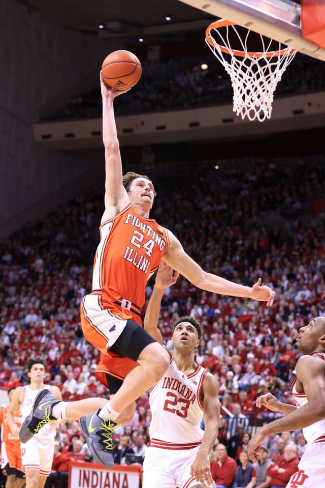Illinois guard Matthew Mayer hilariously misses practice after downing ...