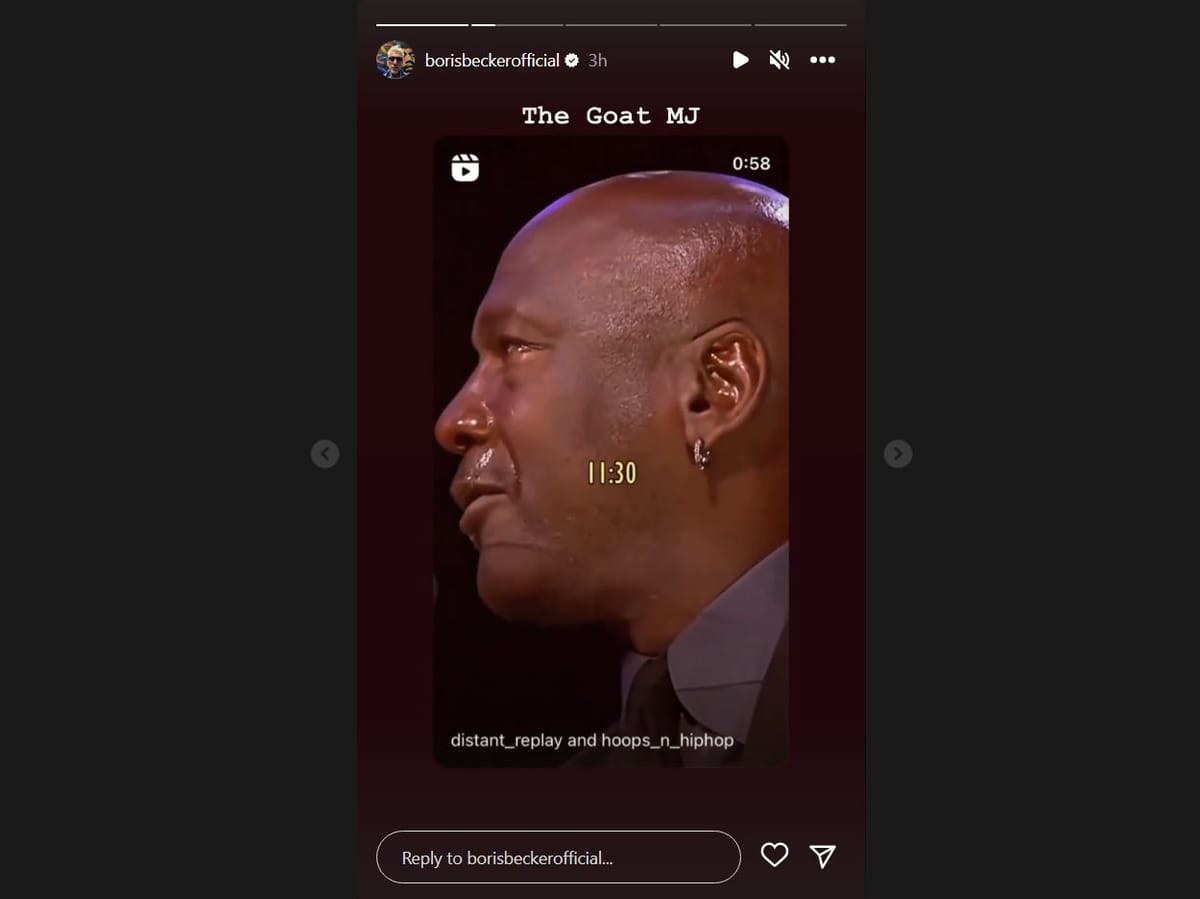 "Goat" - Boris Becker reacts to NBA legend Michael Jordan breaking down ...