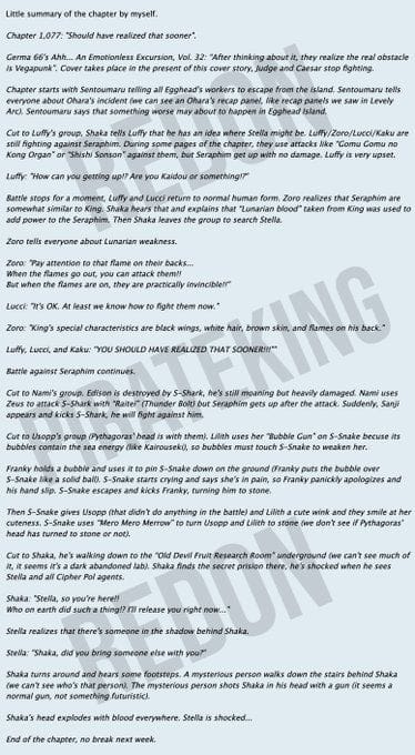 One Piece chapter 1077 (additional spoilers): More Straw Hats suffer ...