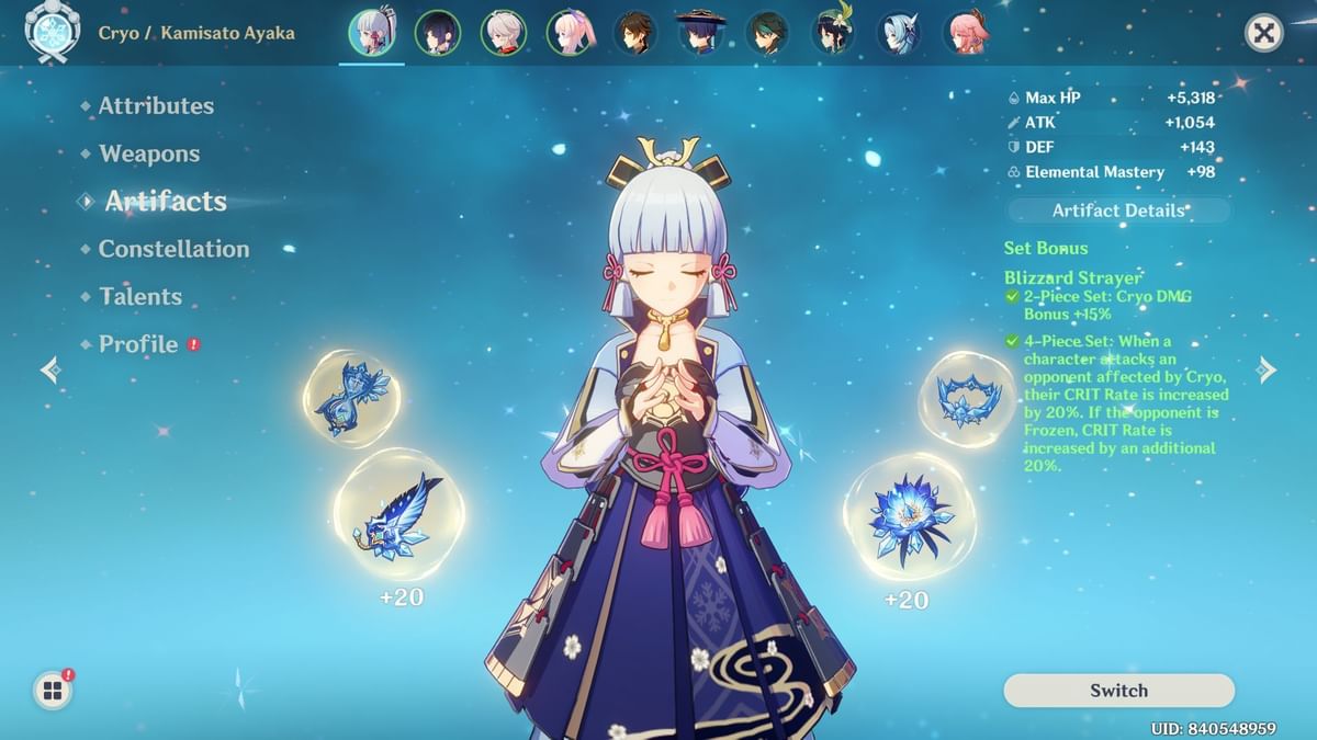 List of best Ayaka team comps and builds as of Genshin Impact version 3.5