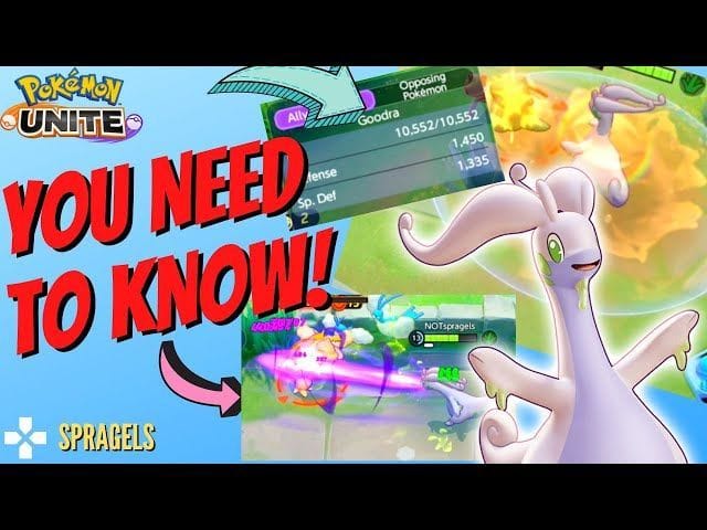 Pokemon Unite Goodra guide: Best movesets, builds, items, and more