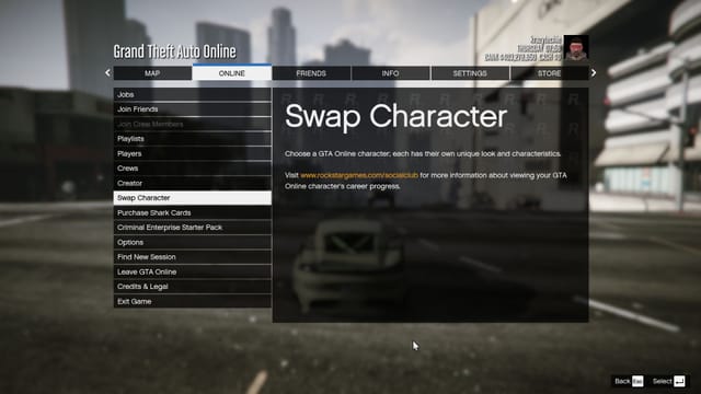 How to delete your GTA Online Character