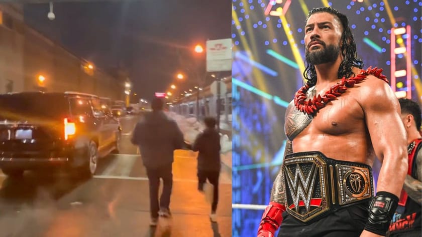 [Watch] Roman Reigns gets chased by fans after recent match at WWE Live ...