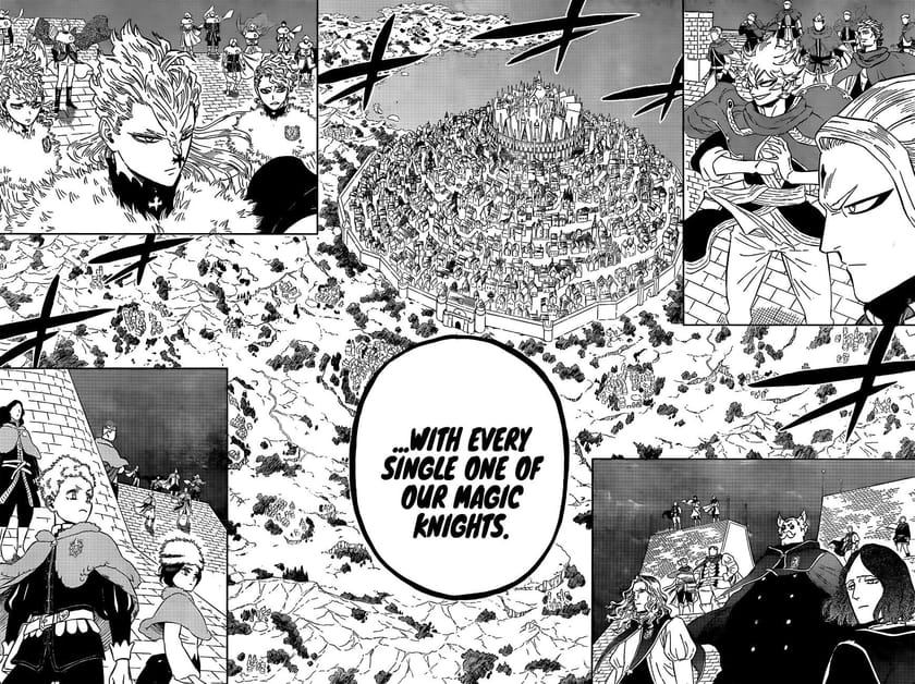Black Clover chapter 354: Lucius vs the Magic knights begin as ...