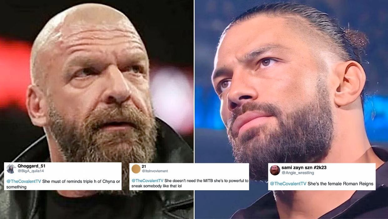 "She's the female Roman Reigns" - Fans react to reports of Triple H's ...