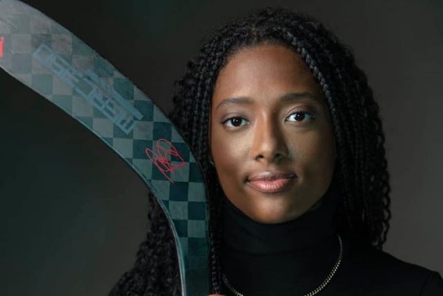 Women in Hockey: When Blake Bolden became the first Black player to ...