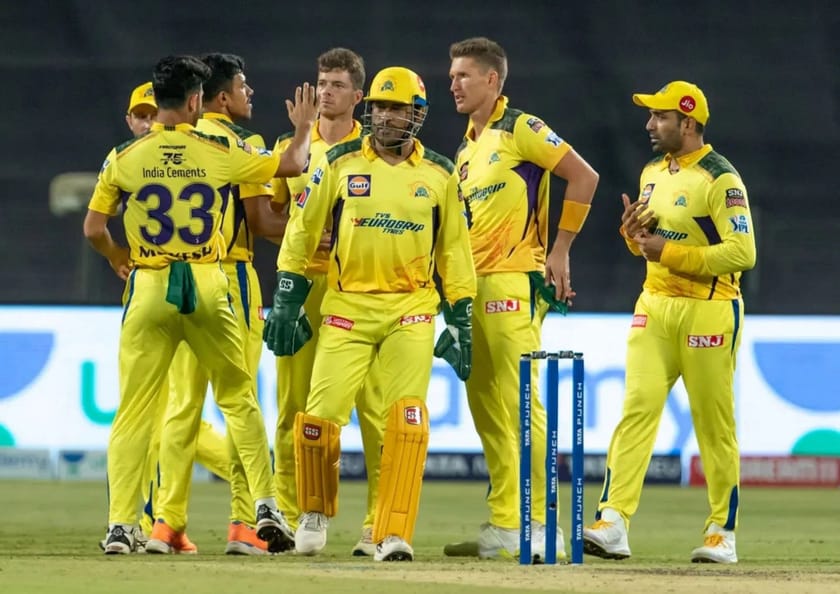 Chennai Super Kings Team Photo 2022