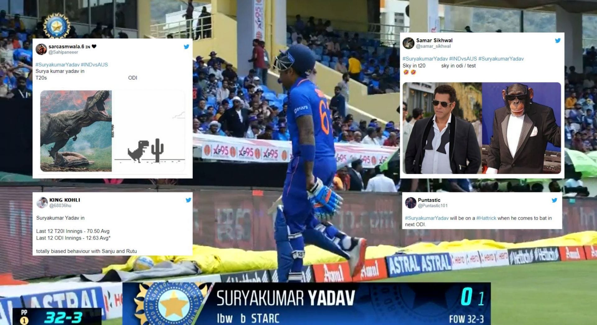 "Totally biased behavior with Sanju and Rutu" - Twitter tears apart Suryakumar Yadav for second ...