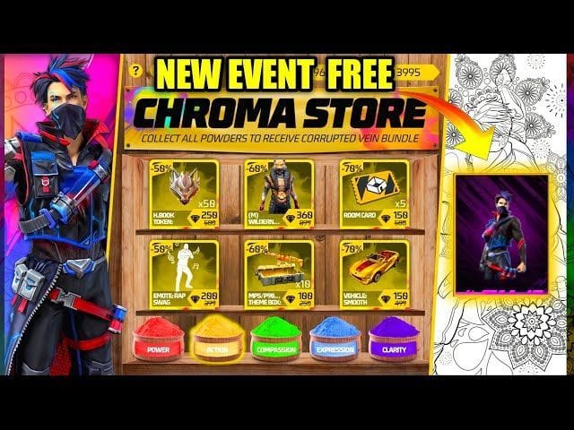 Free Fire MAX Chroma Store: How to get Corrupted Vein Bundle