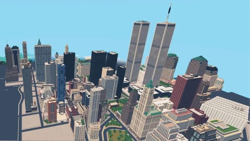 Minecraft player builds massive New York City On Nintendo Switch