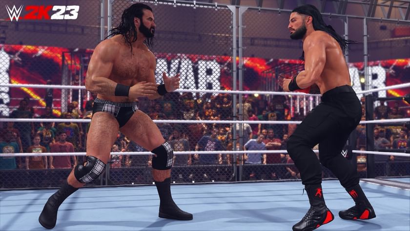 How to create a First Blood match in WWE 2K23?