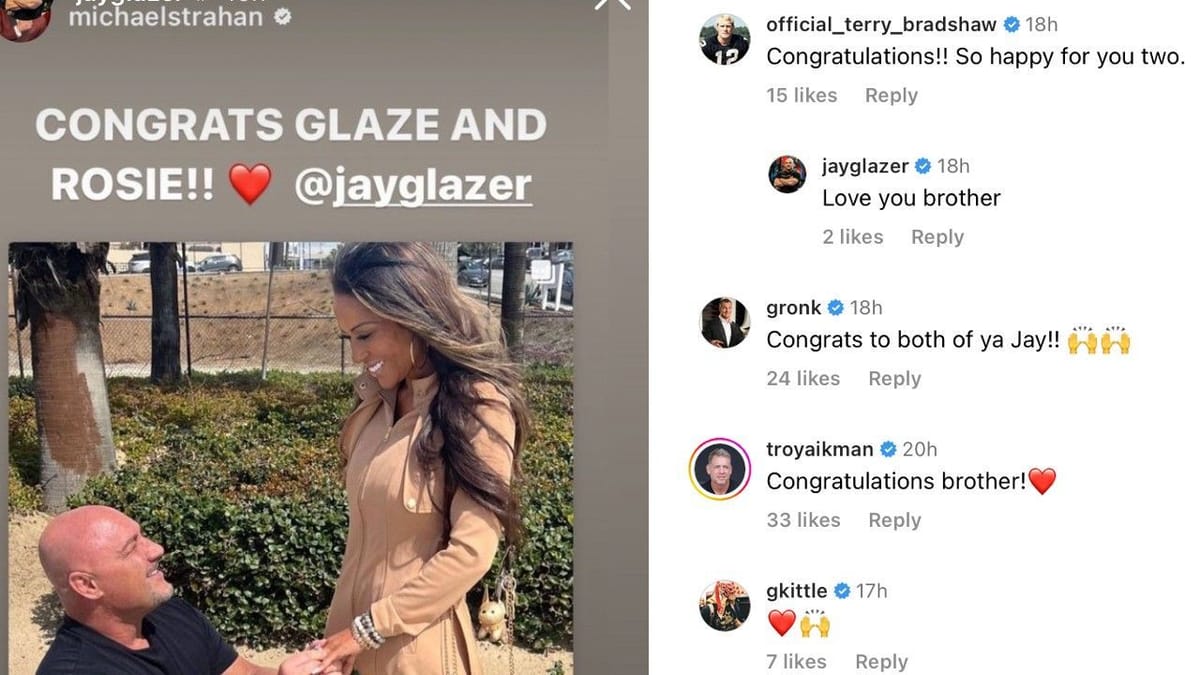 IN PHOTOS: NFL insider Jay Glazer’s heartfelt engagement story sees ...