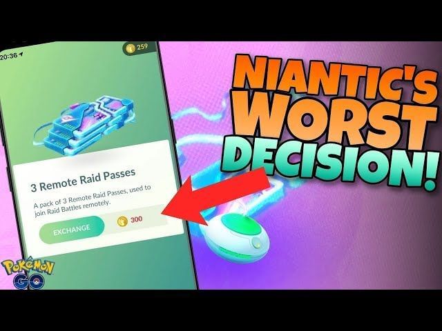 Pokemon GO Remote Raid Pass nerfs: Price changes, participation limts ...
