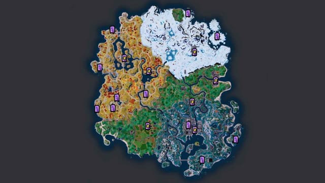 All Vending Machine locations in Fortnite Chapter 4 Season 2