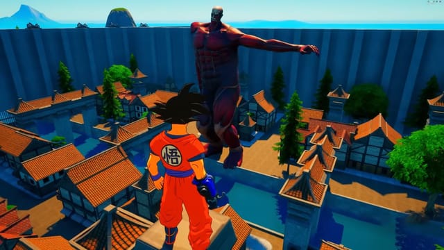 Giant Titan from Attack on Titan anime is now in Fortnite, despite DMCA ...