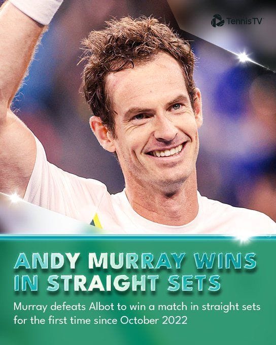 "A straights sets Andy Murray win is a sexy sight" - Tennis fans ...