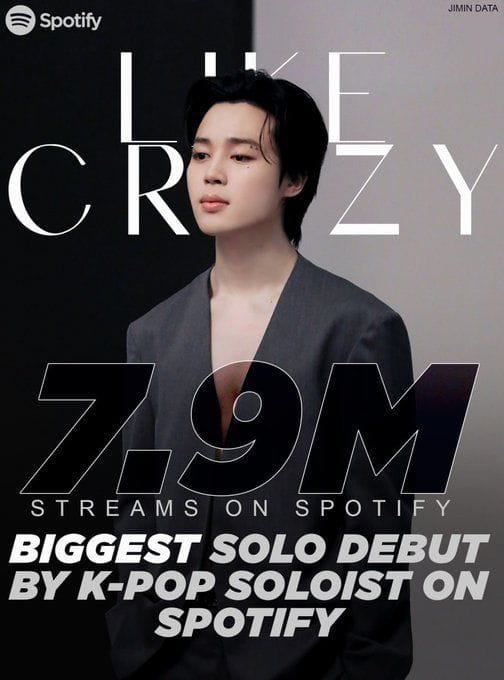 “This is fire”: BTS’ Jimin’s fans celebrate as the Like Crazy singer ...