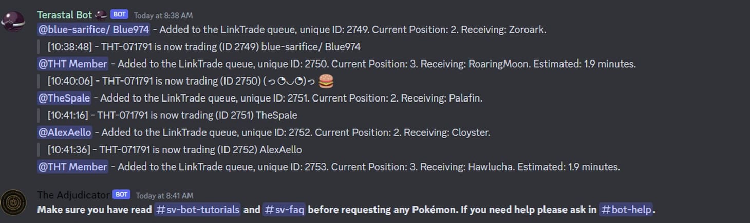 Pokemon Scarlet and Violet Discord bots give players any Pokemon they ...