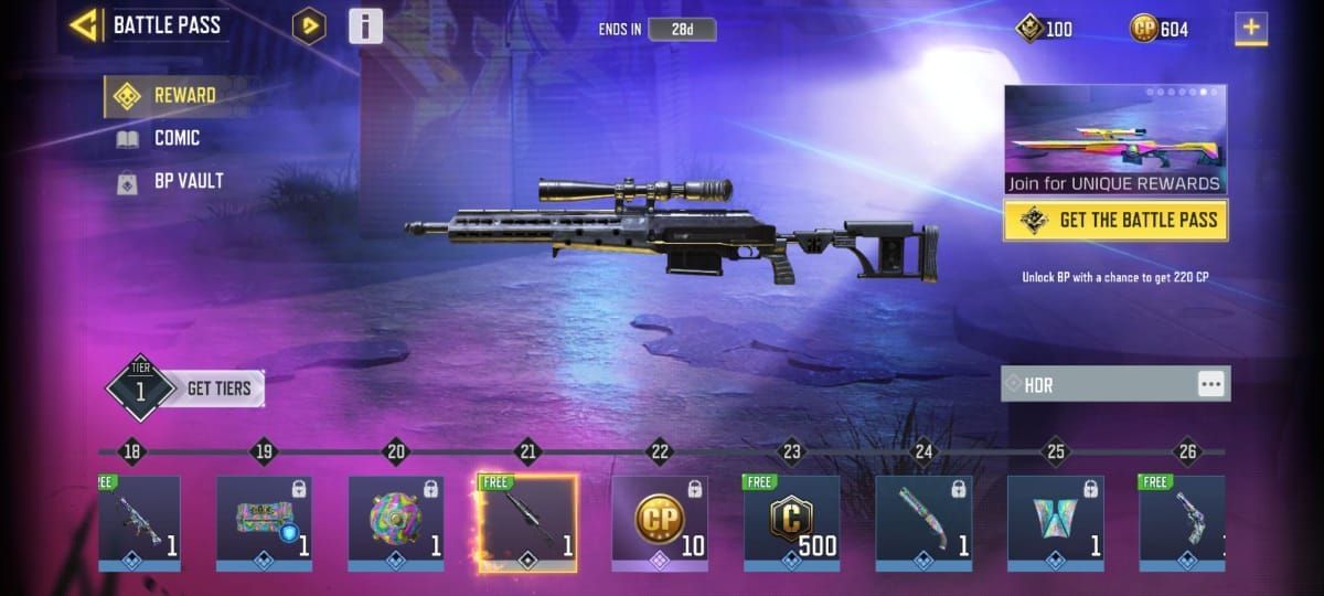 COD Mobile: Call of Duty Mobile HDR Sniper Rifle - How to unlock, best ...